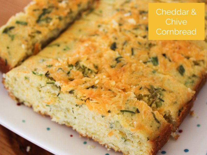 Cheddar and Chive Cornbread | Milk & Cardamom