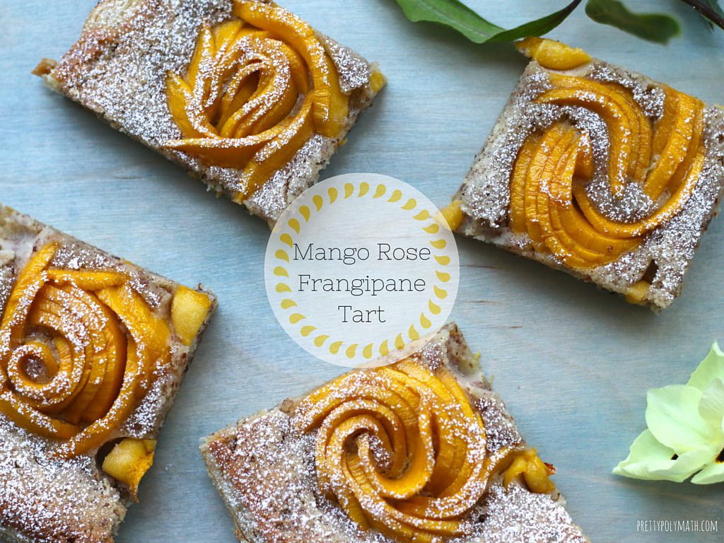 Mango Rose Frangipane Tart | Milk & Cardamom