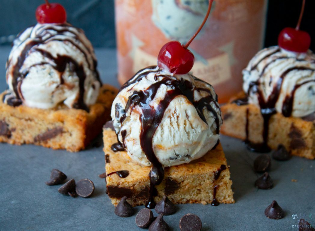 Chocolate Coconut Cookie Bar Sundaes | Milk & Cardamom