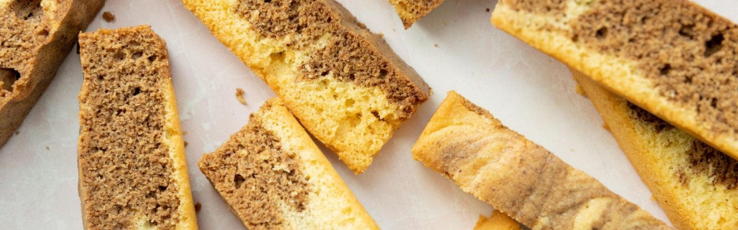 Marbled Cake Rusk | Milk & Cardamom