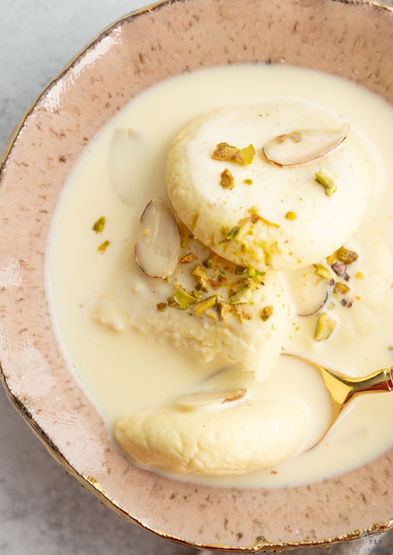 Easy Ras malai | Milk & Cardamom