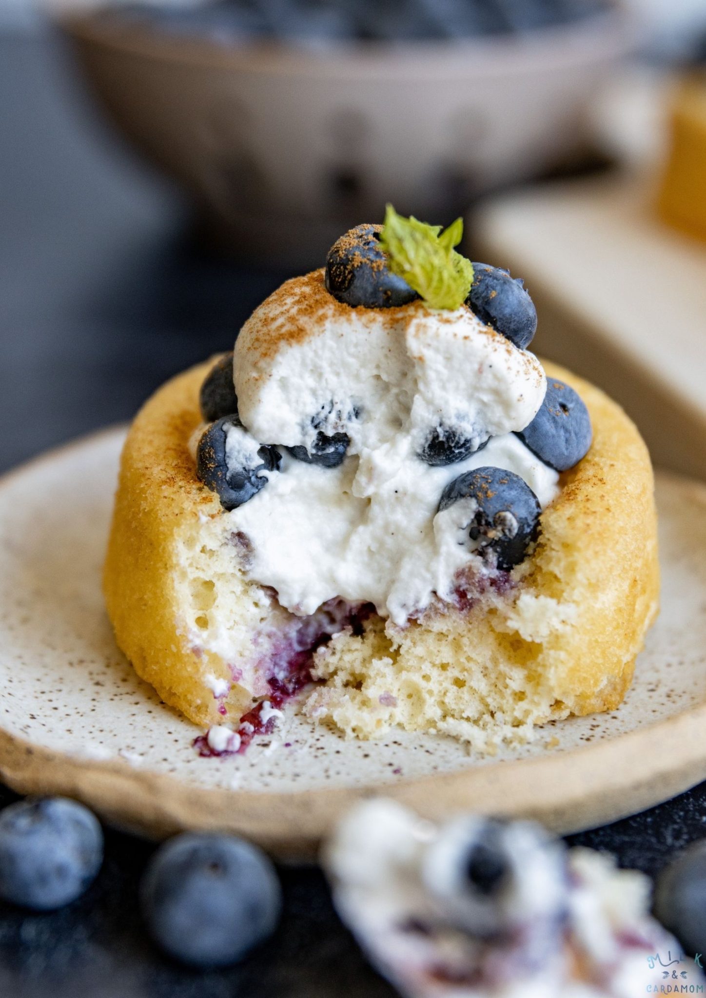 Blueberry Cinnamon Shortcakes | Milk & Cardamom