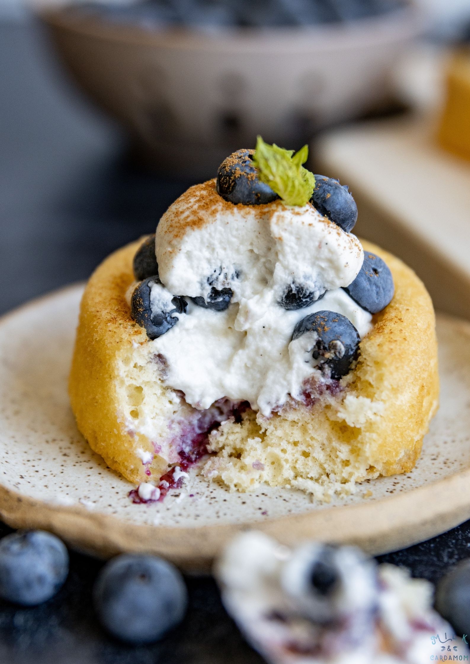 Blueberry Cinnamon Shortcakes | Milk & Cardamom