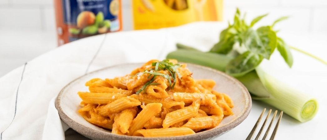 Leek Blush Sauce Pasta | Milk & Cardamom