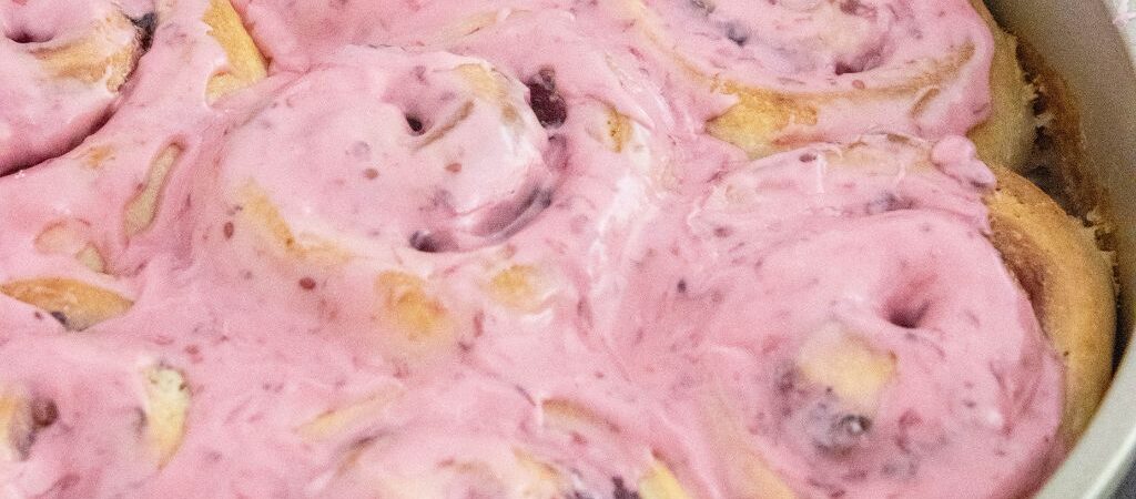 Magic Mulberry Sweet Rolls (Eggless) | Milk & Cardamom