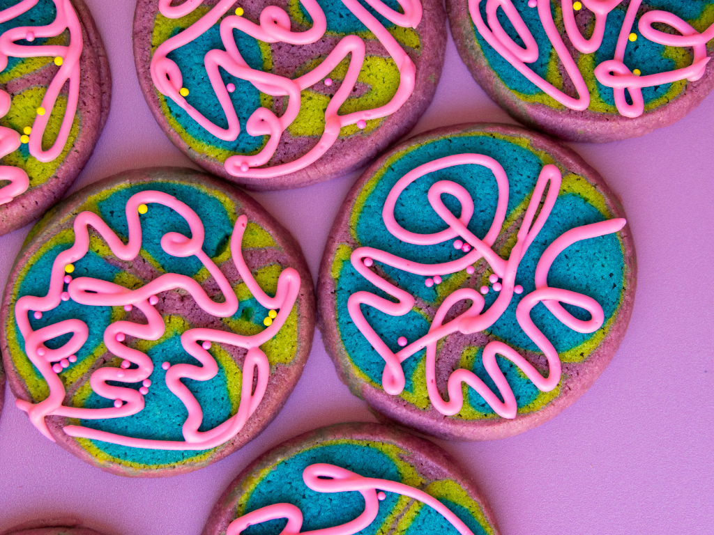 Squiggle Cookies | Milk & Cardamom